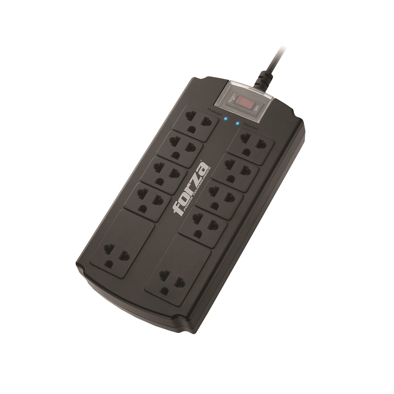 Forza Power Technologies - Surge suppressor - AC 110/220 V - 10 Tomas de Corriente - Material ...